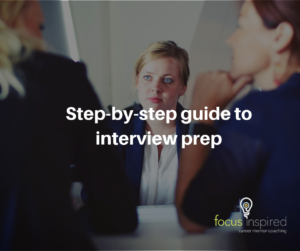 Step-by-step guide to Interview preparation – FOCUS inspired – career ...