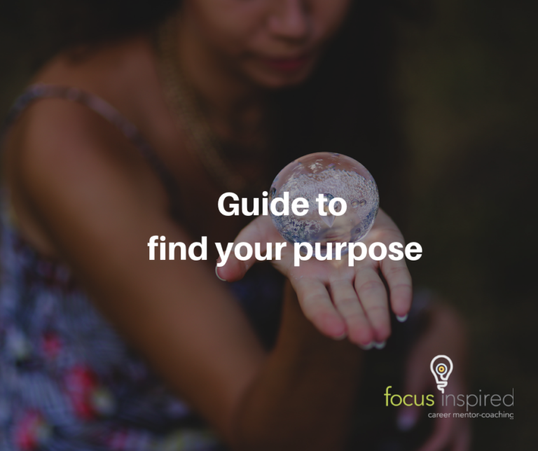 Guide to find your purpose – FOCUS inspired – career coach for jobs ...